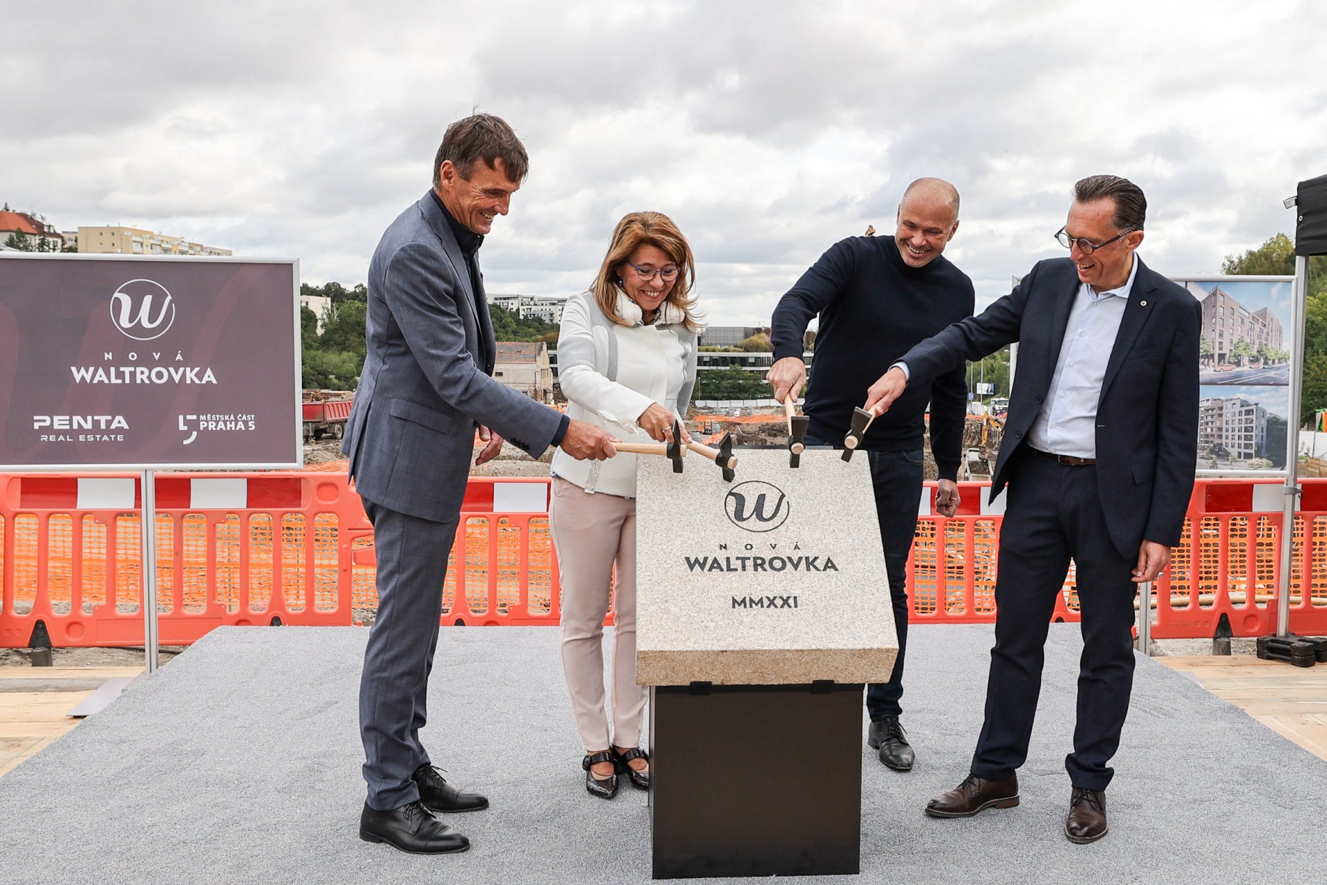 Friday in the name of tapping of the foundation stone - Penta Real Estate
